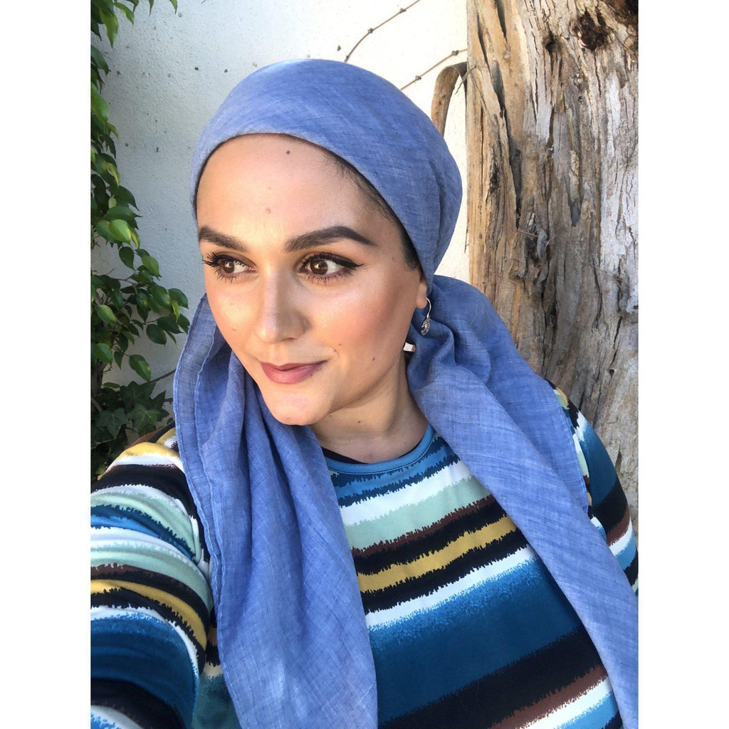 Crisp Cotton Squares - Solid Tichels – The Little Tichel Lady