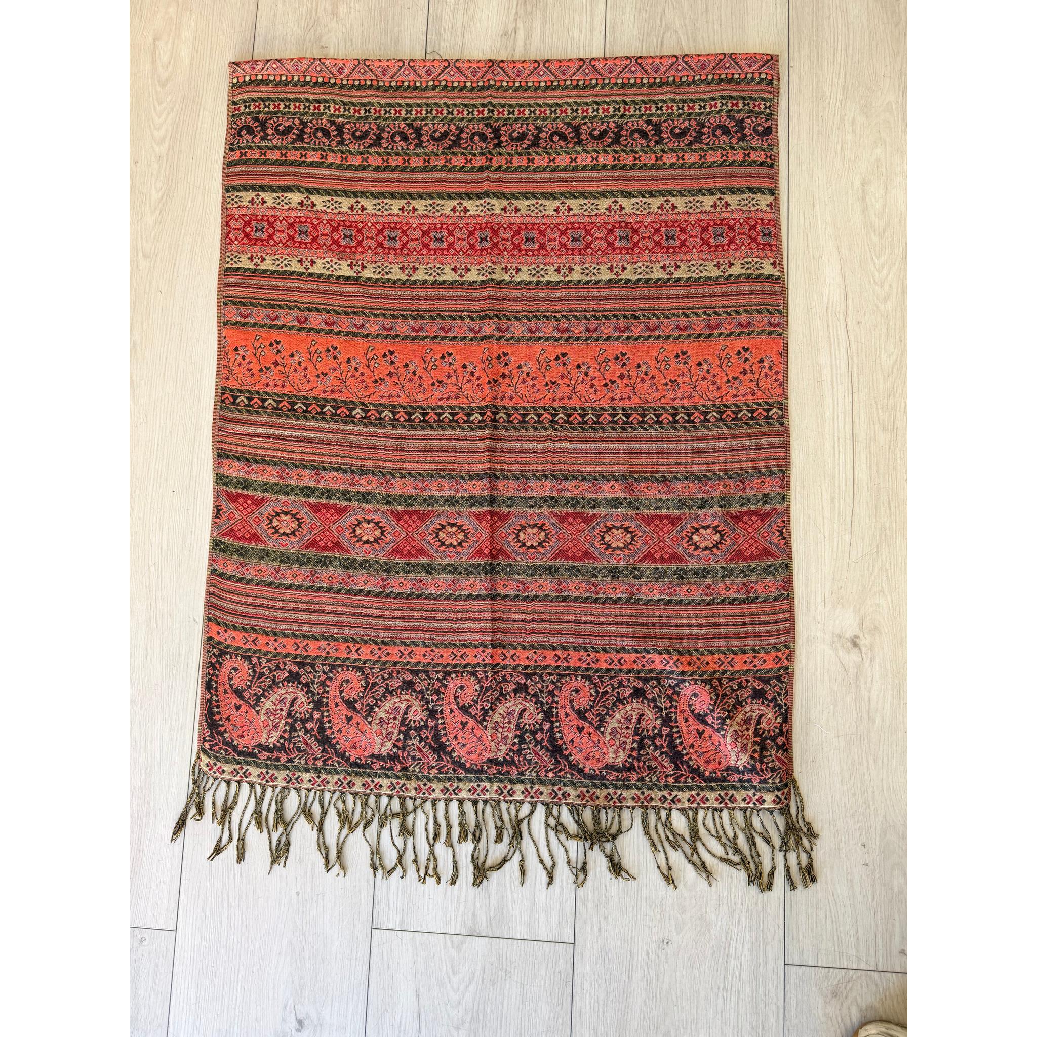 Israeli Pashmina Print Headwrap - Saffron – The Little Tichel Lady