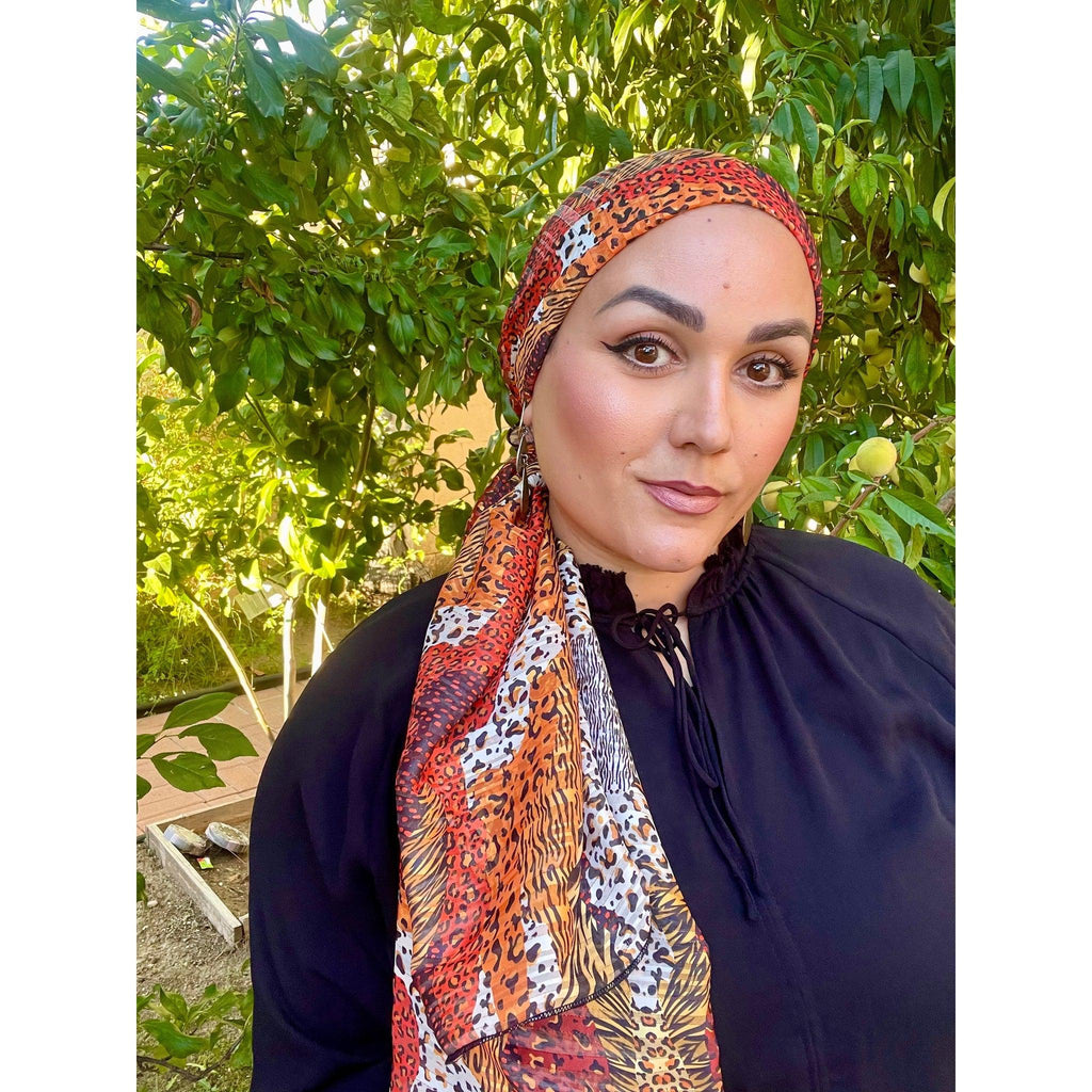 Yomi - Rinati Lakel, Rust Print – The Little Tichel Lady